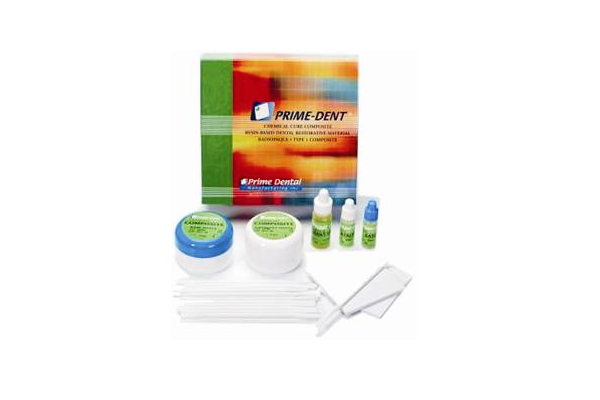 Prime-Dent Dental Chemical Self Cure Composite Resin Kit 15g/15g with ...