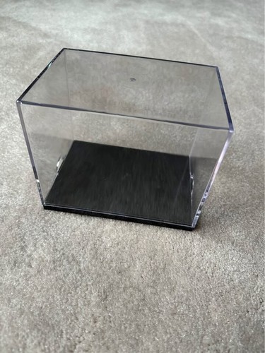 Small Clear UV Acrylic Plastic Display Box Case Dustproof Protection ...