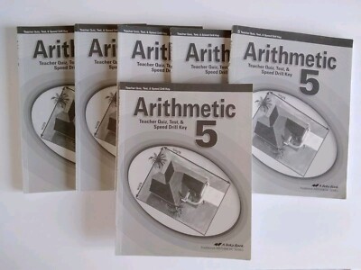 Abeka Arithmetic Grade 5 Teacher Quiz/Test/Speed Drill Key | eBay