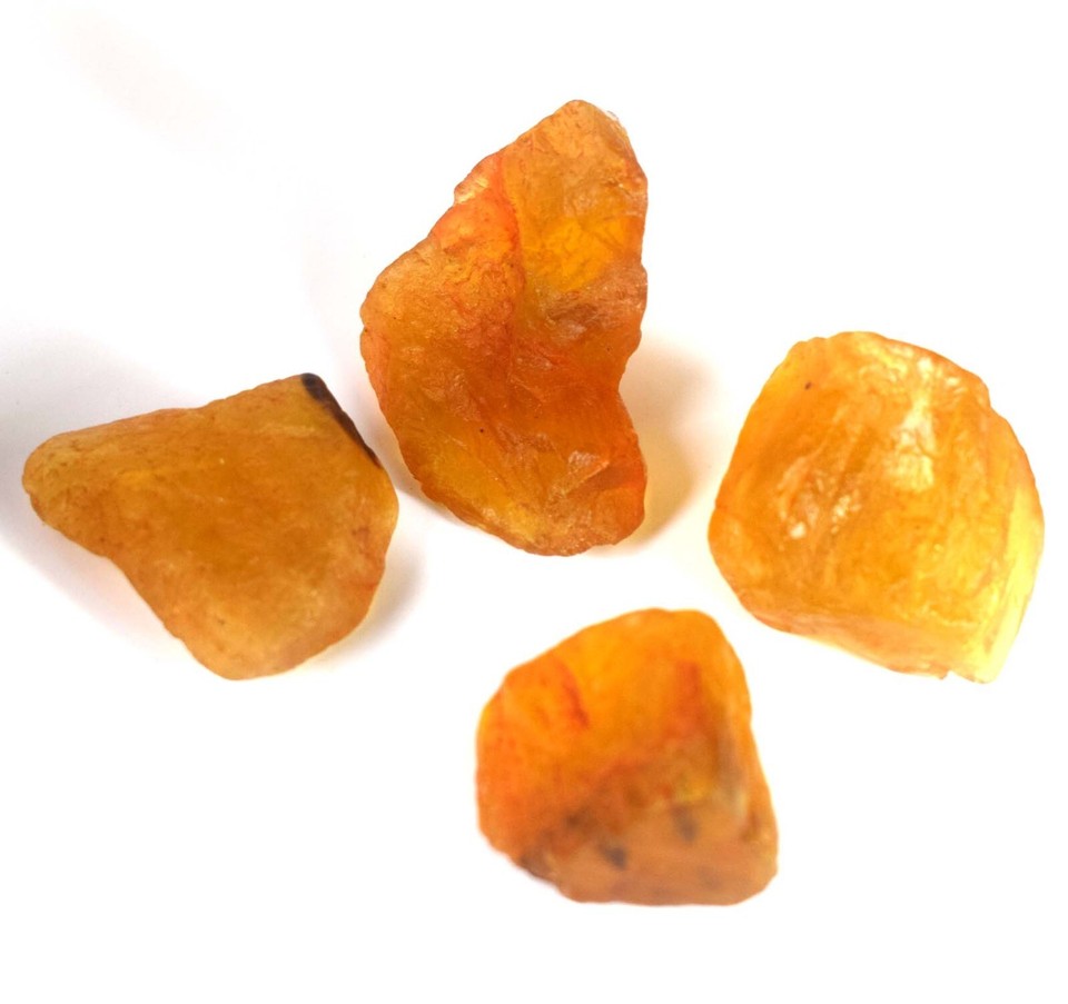 Natural Yellow Golden Fluorite 259 Ct Gemstone Rough Lot Mineral ...
