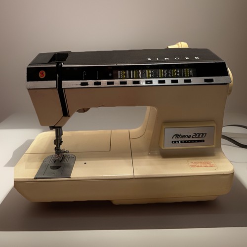 Athena 2000 Electronic Singer Vintage Sewing Machine - Tested Unit ...
