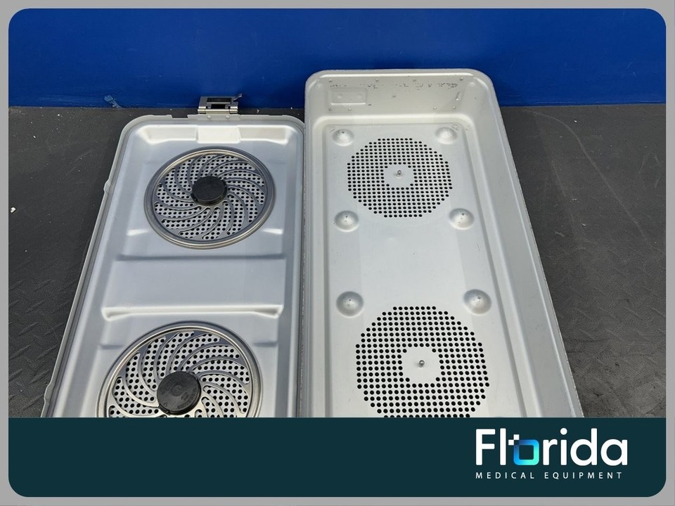 AESCULAP JM440/ JK489 STERILIZATION CONTAINER W/ LID, 22"X 11"X 4"(2 ...