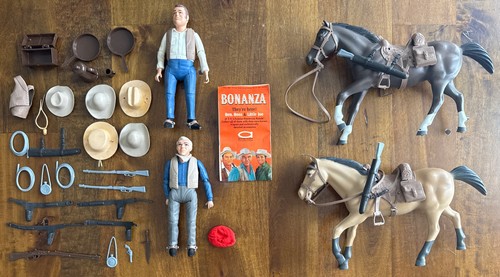 RARE Vintage Bonanza Action Figures, Horses & Accessories | eBay