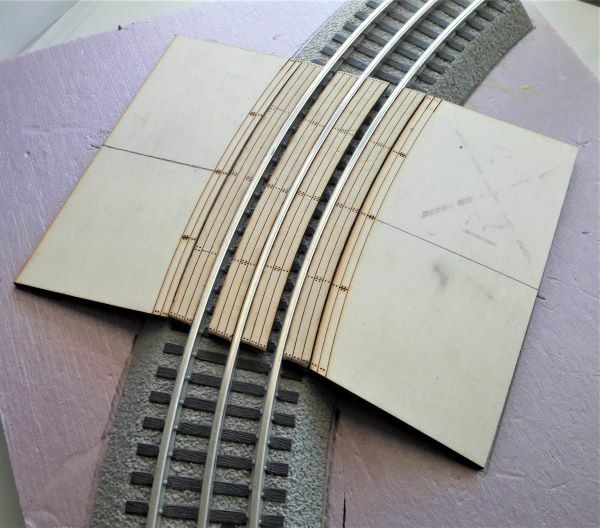 RAMPS by MRGS for RR Crossing for Lionel O FasTracks 36" curve, laser ...