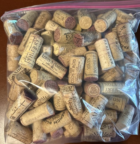100 Used Recycled Upcycled Mixed Wine Corks For Crafting | eBay
