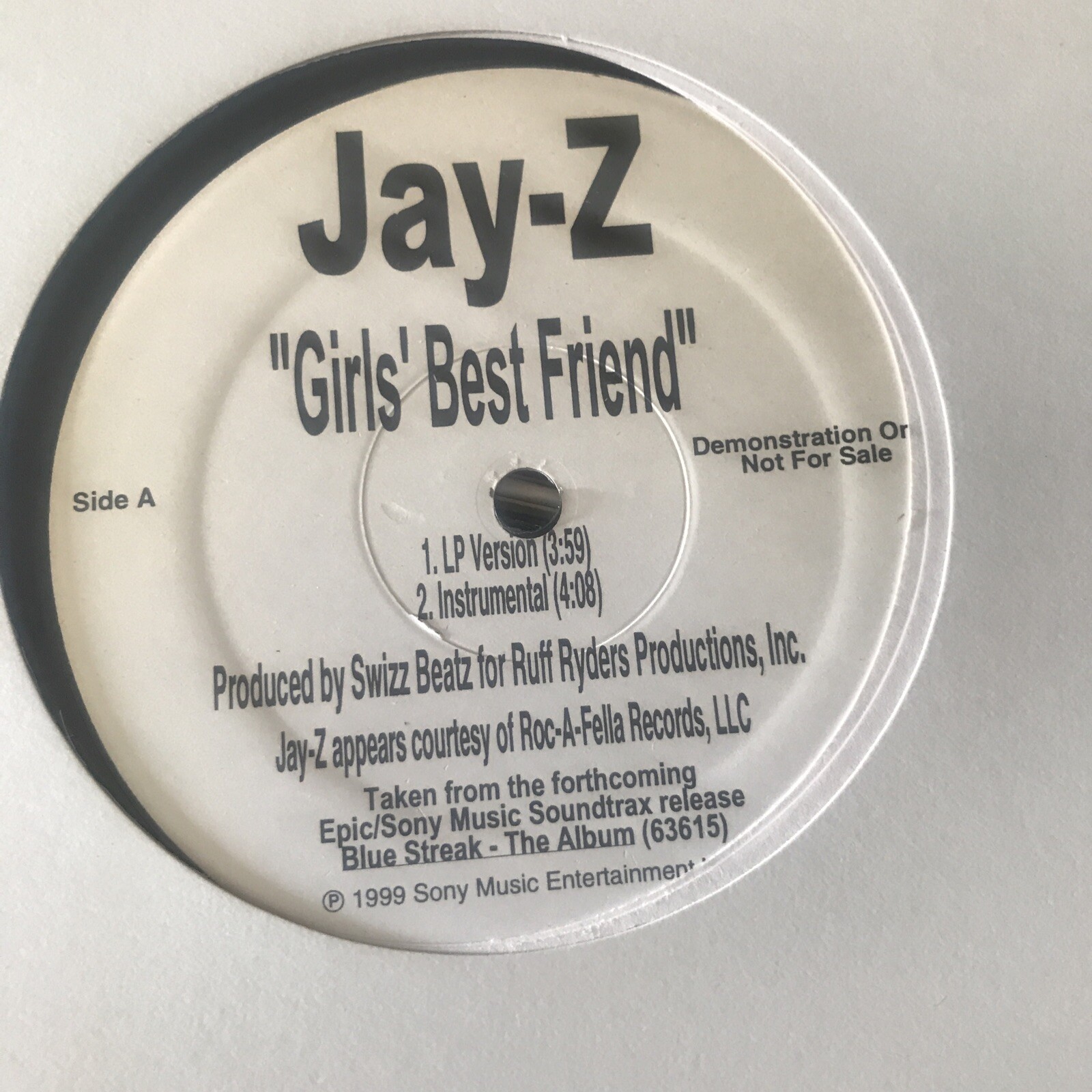 Jay-Z GIRLS BEST FRIEND 12” Vinyl Record DJ PROMO | eBay