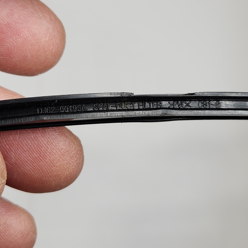 Bissell 3950 RECTANGLE RUBBER GASKET OEM Seal-Duct Filter DJ62-00195A ...