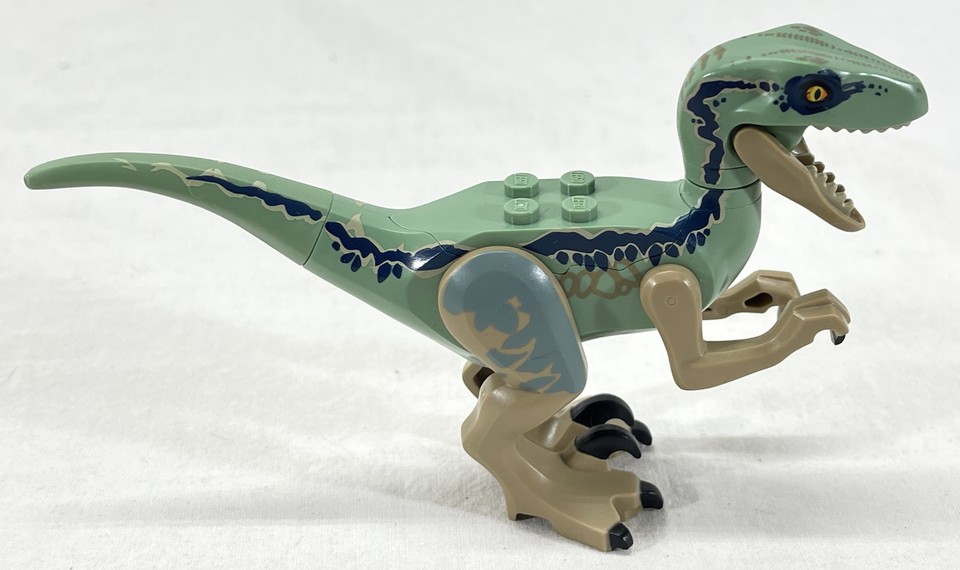 Lego Jurassic World Raptor BLUE Minifigure 75928 75930 Velociraptor ...