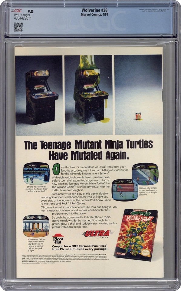 Wolverine #38 CGC 9.8 1991 4304429011 | eBay