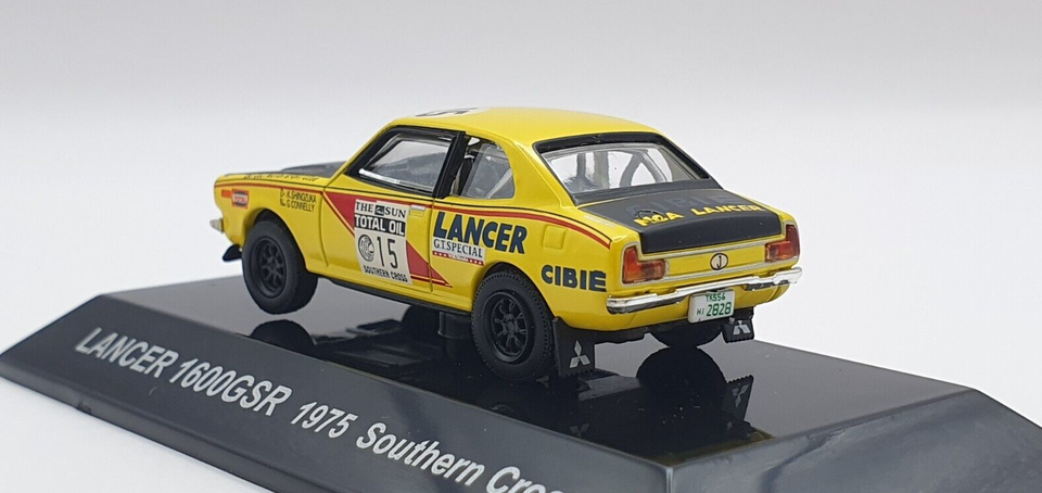 1/64 CM's 1975 MITSUBISHI COLT LANCER 1600 GSR SOUTHERN CROSS RALLY car ...