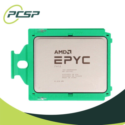 AMD EPYC 7H12 2.60GHz 256MB 64-Core SP3 Unlocked CPU Processor | eBay