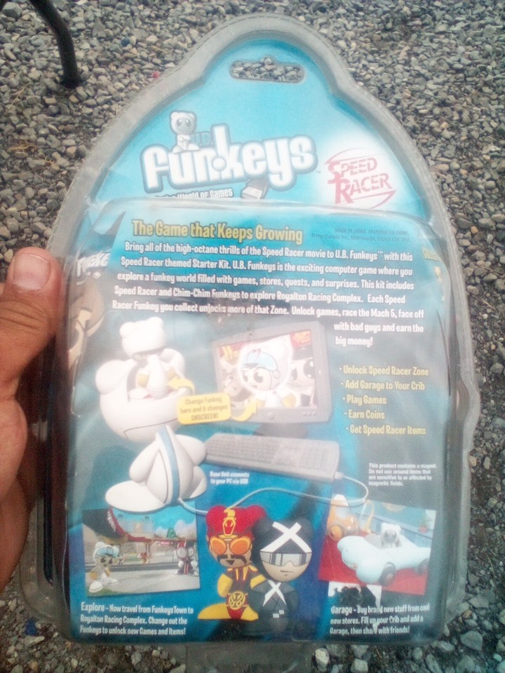 UB Funkeys Starter Kit Speed Racer With Chim Chim 2007 Mattel Radica ...