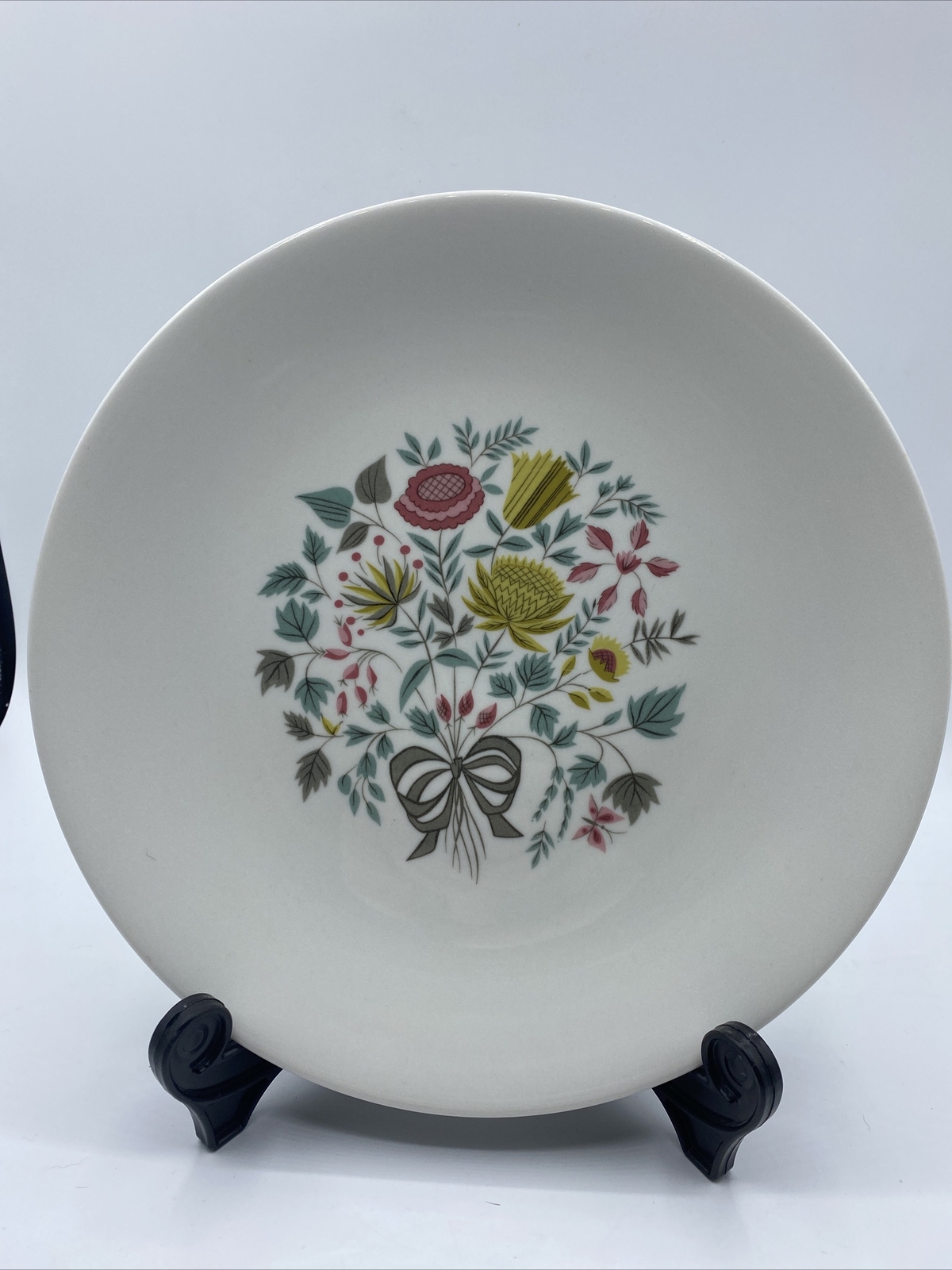 Kenmark China Strawflower Dinner Plate Floral Homer Laughlin Vintage 9. ...