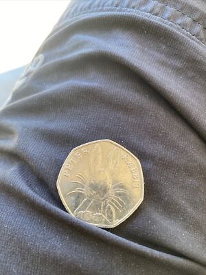 Rare Peter Rabbit 50p Half Whisker 2016 Collectible Coin Fifty Pence ...