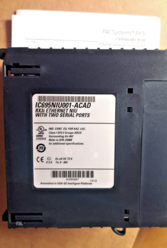 1PC- GE FANUC IC695NIU001-ACAD PACSystems RX3i Ethernet NIU With 2 ...