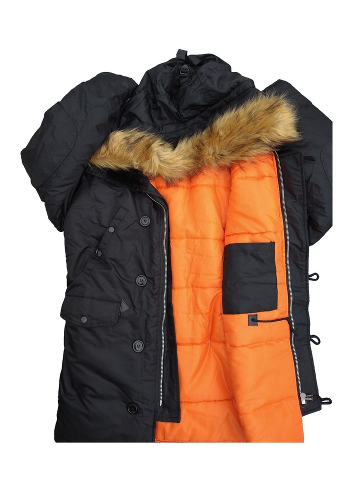 N3B parka for Extreme Cold Weather Fur Hood and Water Resistant ...