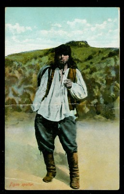 1907 Gypsy,Tinsmith Gypsy,Tigan Spoitor,Smoking pipe,SPIC,Romania ...