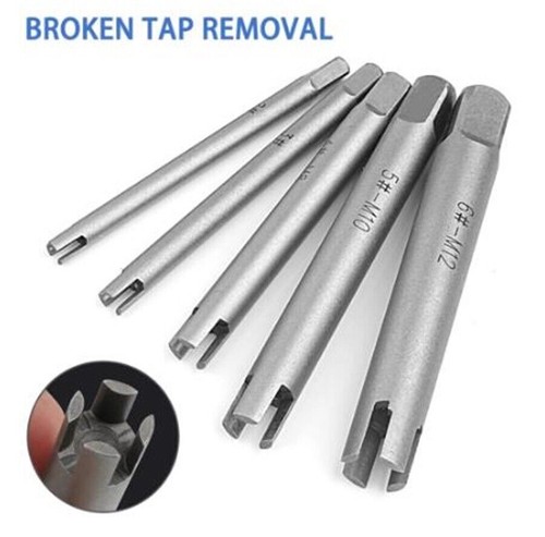 5Pcs Broken Tap Extractor Removal Tool Alloy Steel Kit Remove 3-20mm ...