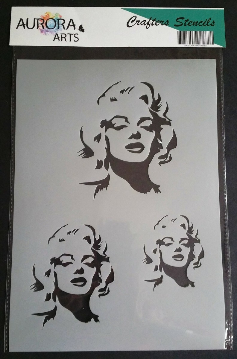 Marilyn Monroe Stencil Marilyn Monroe Stencil Template | Print And Cut