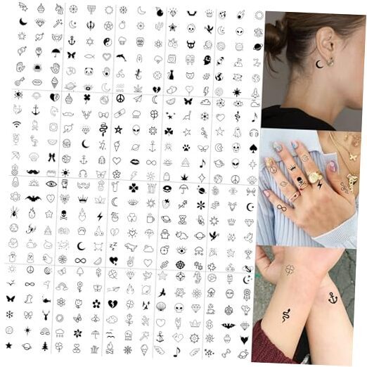 Small Printable Tattoos Ducky Street Sacred Temporary Tattoos – Hola