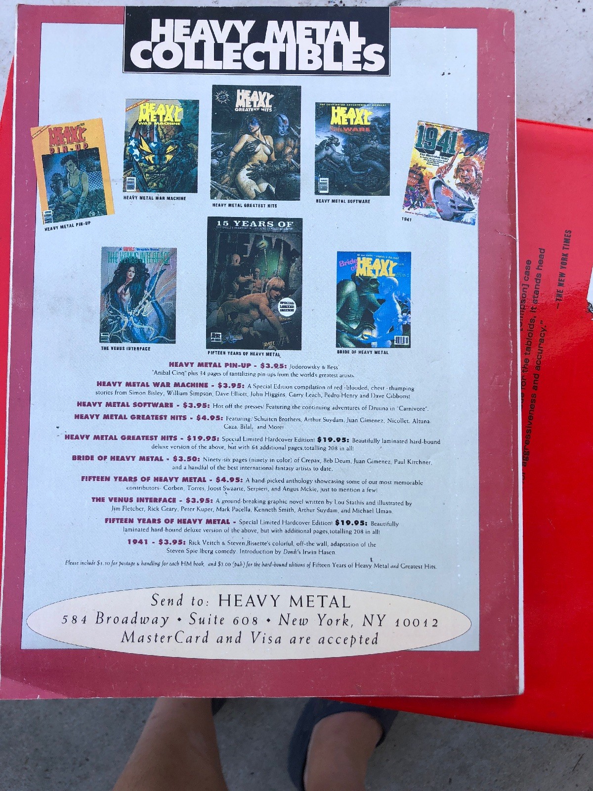 HEAVY METAL Magazine, HAVOC, VOL. 9, #2, 1995, AZPIRI, RICHARD CORBEN ...