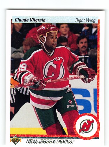 Claude Vilgrain 1990 New Jersey Devils Card | eBay