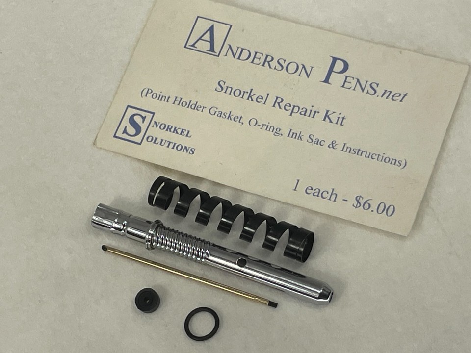 Vintage SHEAFFER'S Fountain Pen ~ Repair Kit ~ 14K Gold SNORKEL Tube ...