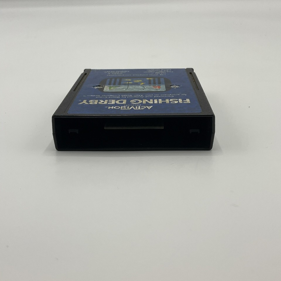 Vintage 1980 Atari 2600 Activision Fishing Derby Video Game Cartridge ...