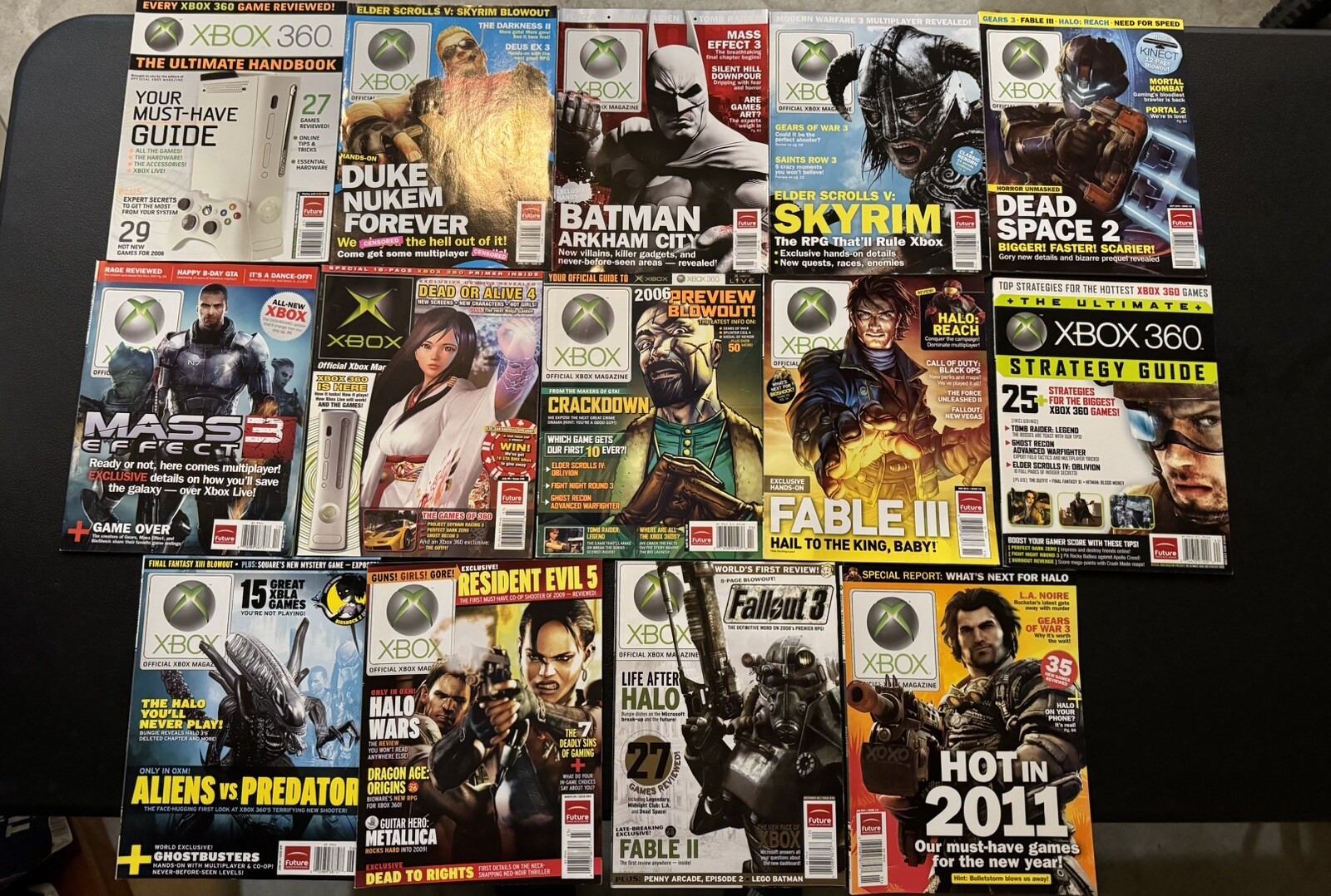 Xbox 360 Magazines lot Of 13 Issues (360 Ultimate handbook Not Included ...