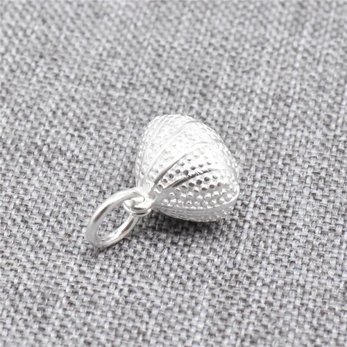 2pcs of 925 Sterling Silver Shiny Conch Charms 3D with Pearl Bead Shell ...