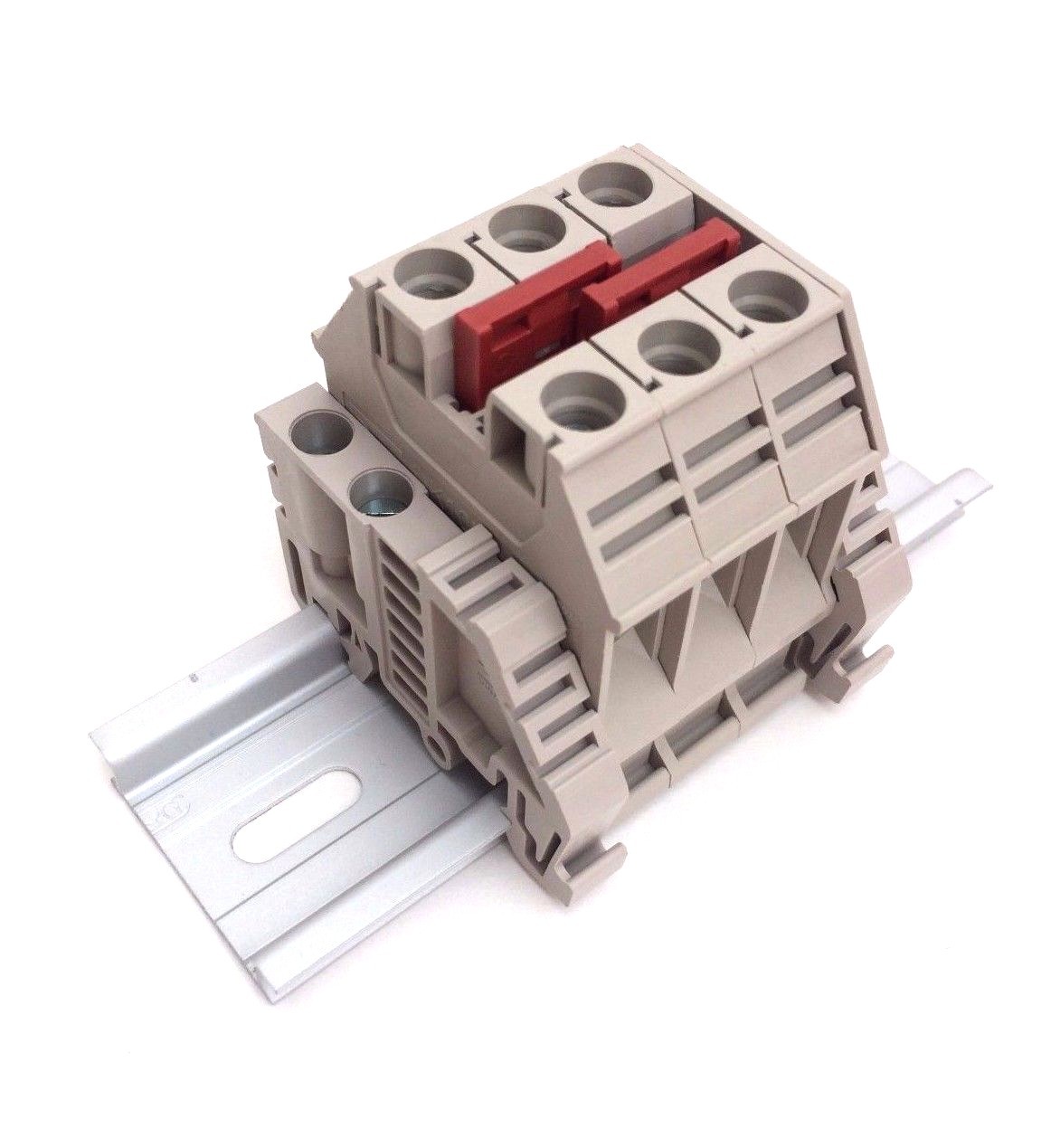 Solar Combiner Box Connector DIN Rail Terminal Blocks Dinkle 6AWG 60A ...