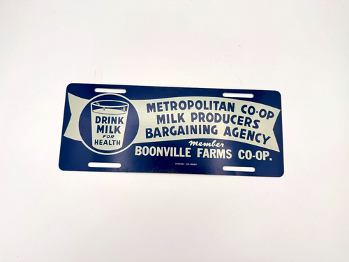 Vintage COOP Co-operative Sign Metropolitan Producers Drink Milk ...