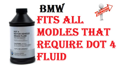 Brake Fluid Fits All the BMW or Mini Cooper Models QTY 5 GENUINE ...