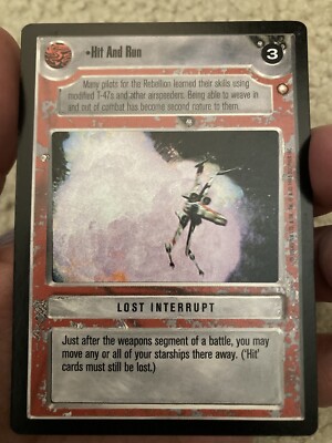 Star Wars Special Edition CCG RARE Swccg BB Hit And Run PWE Tracking | eBay