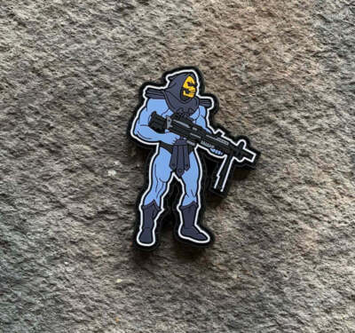 Machine Gun Skelly PVC Patch | eBay