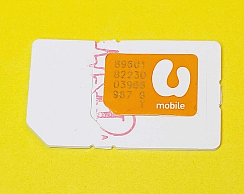 *USED* U MOBILE SIM CARD RESTORING TEST CELL PHONES BOOT BYPASS UNLOCK ...