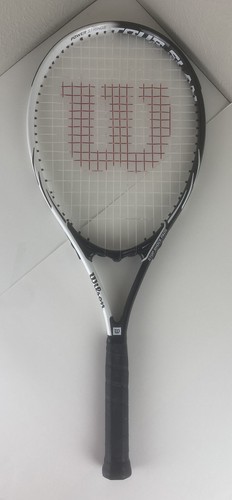 Wilson Tour Slam Tennis Racket L2 4 1/4 Stop Shock Pads Power String | eBay