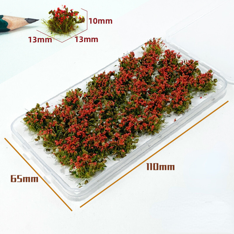 Flowers Clusters Miniatures HO/OO Scale Shrubs Landscape Plants Railway ...