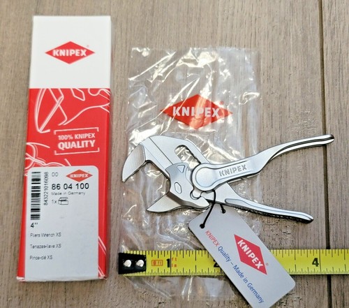 New Knipex EDC 4" Adjustable Pliers Wrench XS, 3/4" Capacity, Germany ...