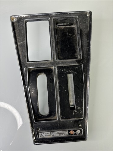 3996821 OEM 1972-1976 Chevrolet Corvette C3 Center Console Shifter ...