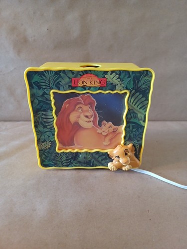 THE LION KING NIGHTLIGHT PROJECTOR vintage Disney night light simba ...