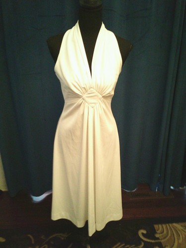 Marilyn Monroe Owned Worn 50's White Halter Dress from May Reis | eBay
