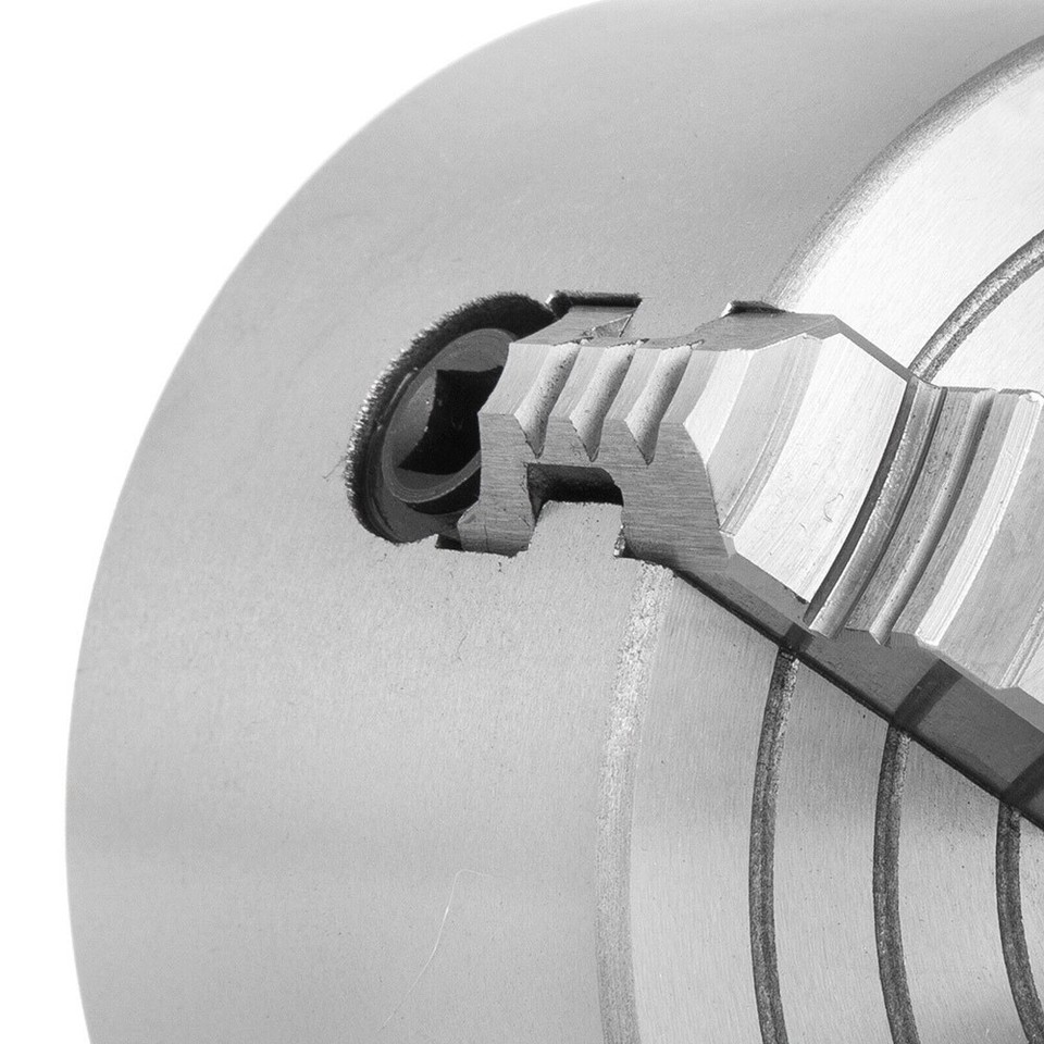 Lathe Chuck 4" 4Jaw Independent Reversible Jaw K72-100 Wood Turning ...