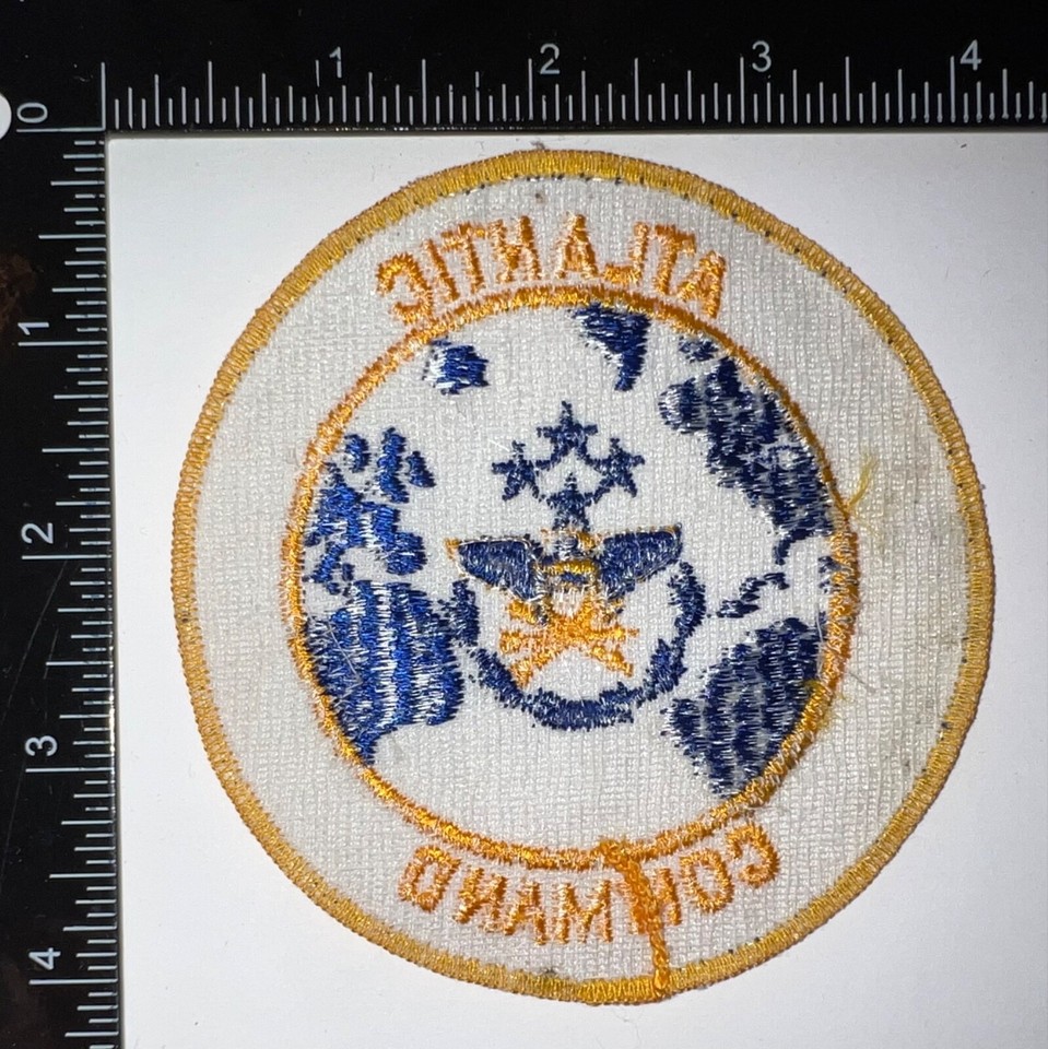 Cold War USN US Navy Naval Atlantic Command Patch | eBay