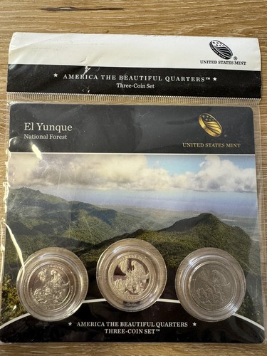 United States Mint El Yunque National Forest America The Beautiful 3 ...