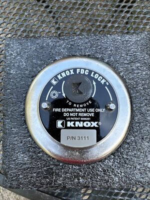 Knox FDC Locking Cap with Swivel-Guard Silver 2.5 inch 3111 | eBay