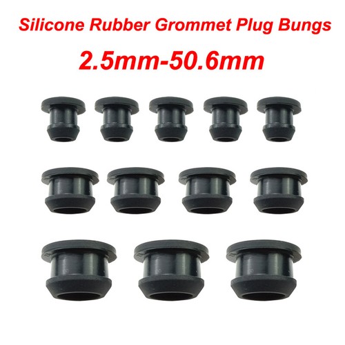 Silicone Rubber Grommet Plug Bungs Cable Wiring Protect Bushes 2.5mm-50 ...