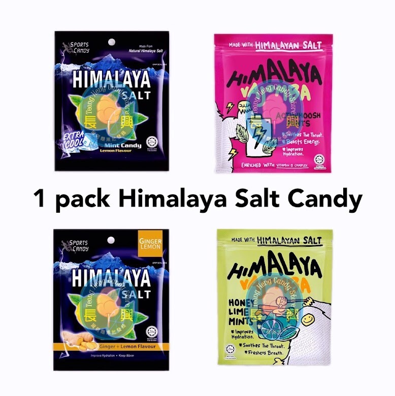 HIMALAYA SALT SPORT CANDY-VAJOMBA ACTIWOOSH-VAJOMBA HONEY LIME-LEMON ...
