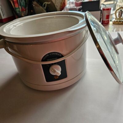 Ronson Slow Cooker Ceramic Bowl, Glass Lid Excellent Condition K4 ...