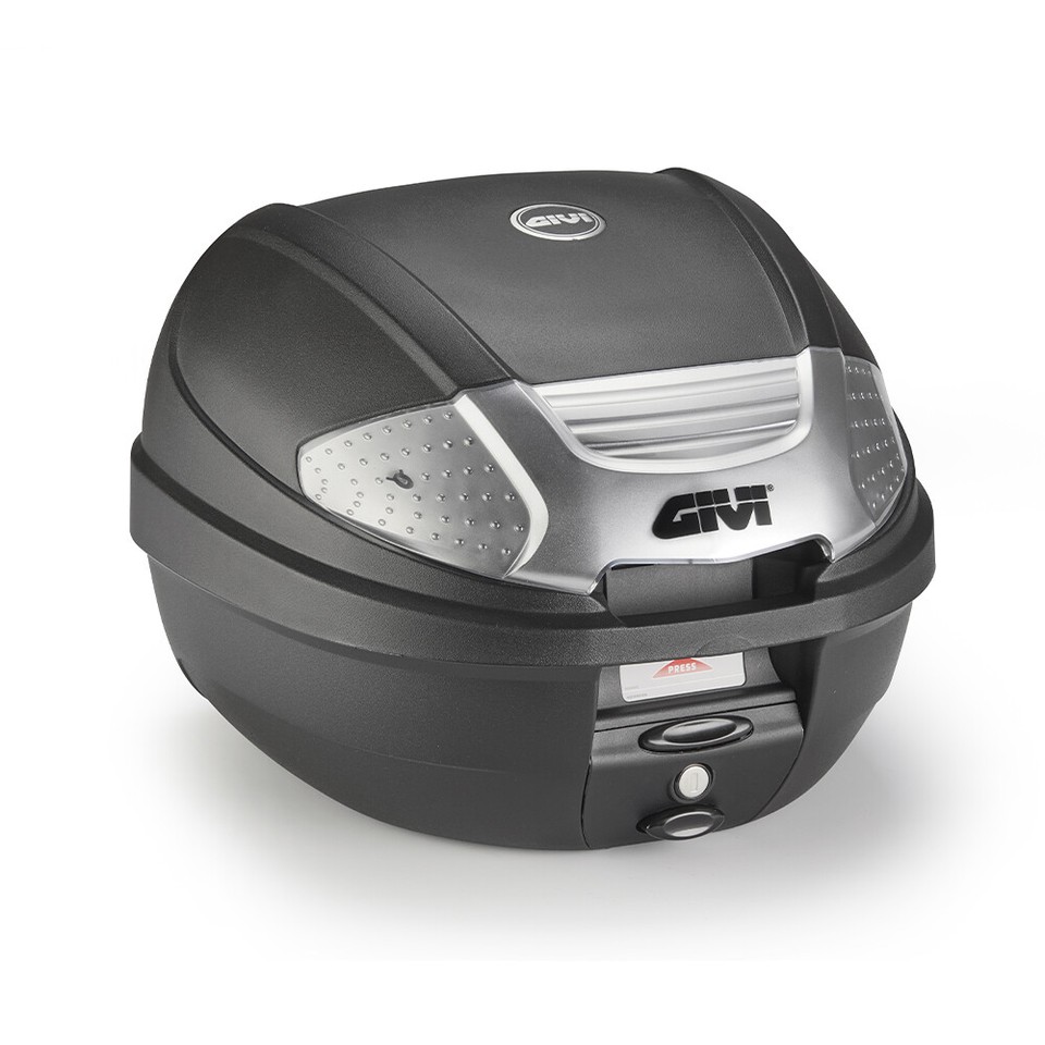 GIVI black trunk set 30LT E300NT2B + plate Suzuki Burgman 125 200 2015 ...